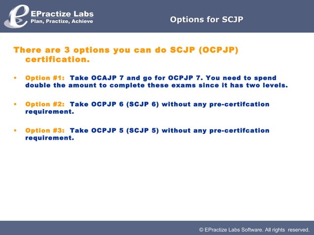 SCJP Preparation Tips | PPT