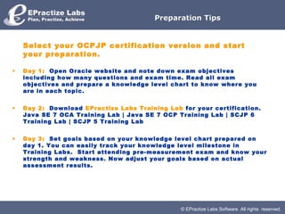 SCJP Preparation Tips | PPT