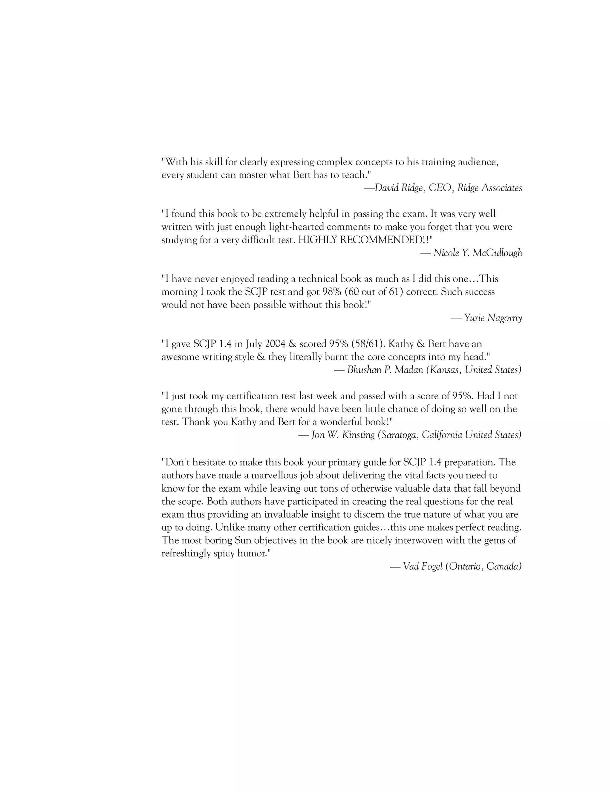 Scjp Sun Certified Programmer For Java 6 Exam 310 065 | PDF