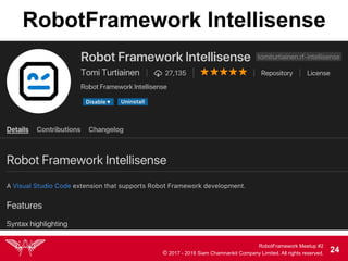 RobotFramework Meetup at Thailand #2 | PDF