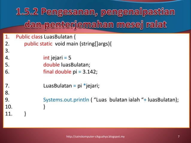 SAINS KOMPUTER - AMALAN TERBAIK PENGATURCARAAN | PPTX