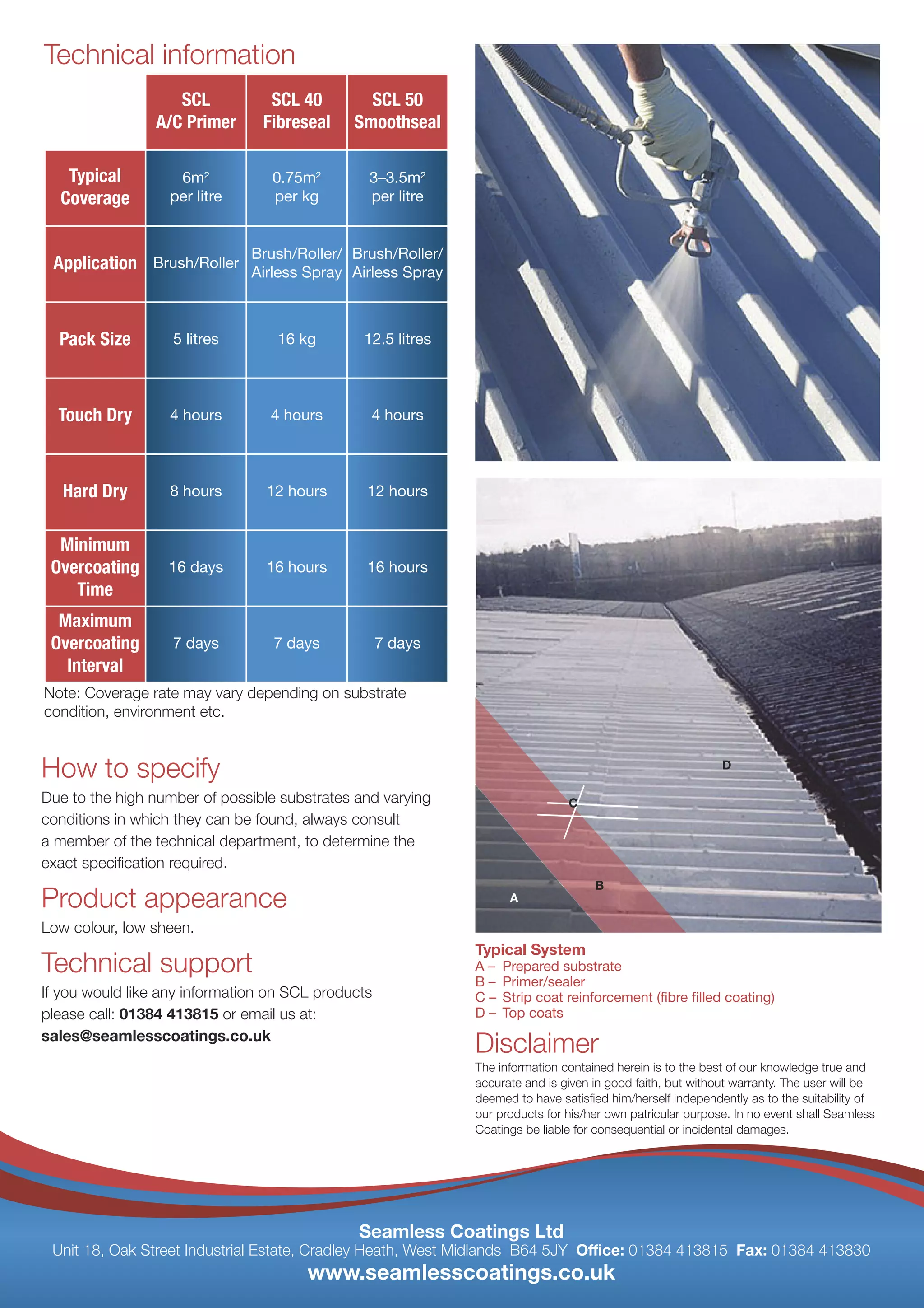 SCL50 Smoothseal roof coating | PDF
