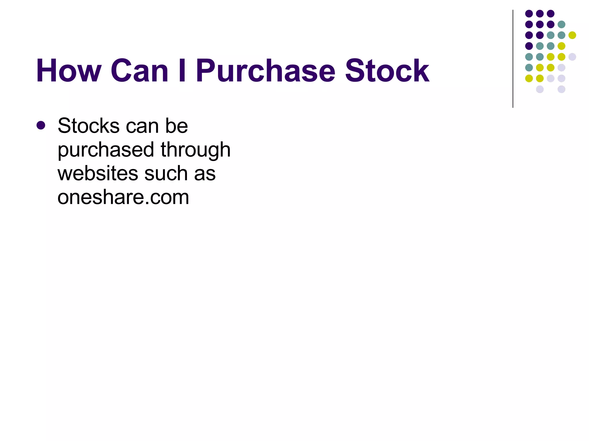 Stock Powerpoint | PPT