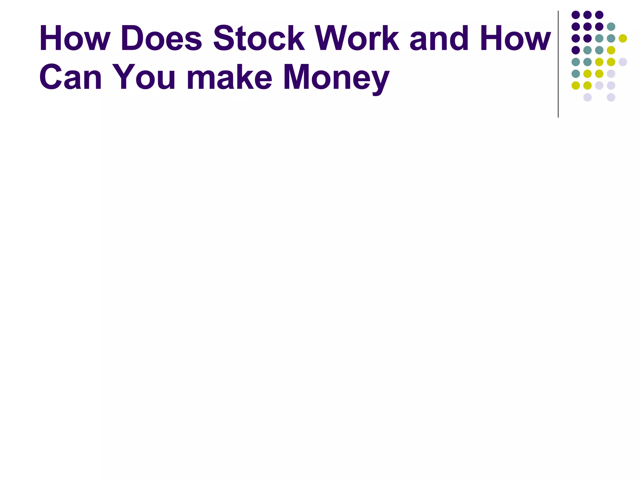 Stock Powerpoint | PPT