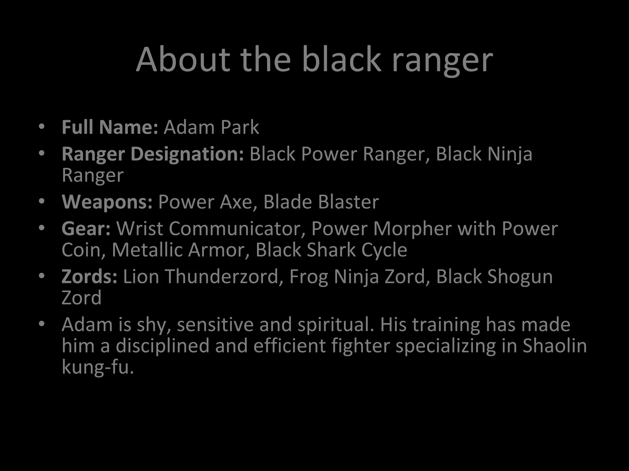 power rangers | PPT