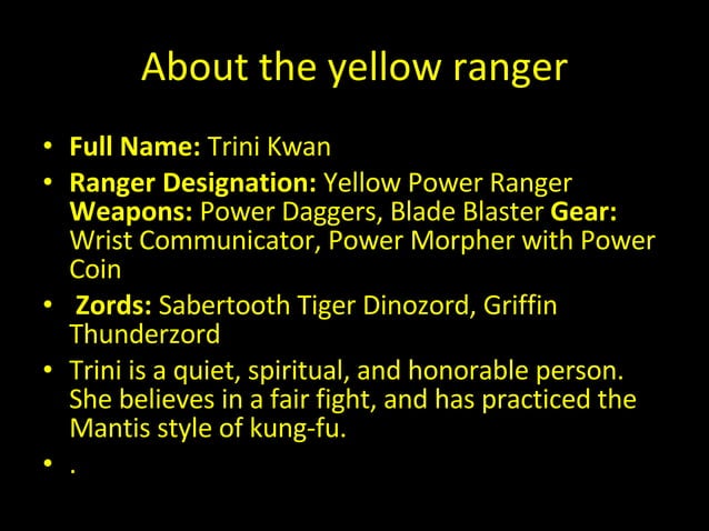 power rangers | PPT