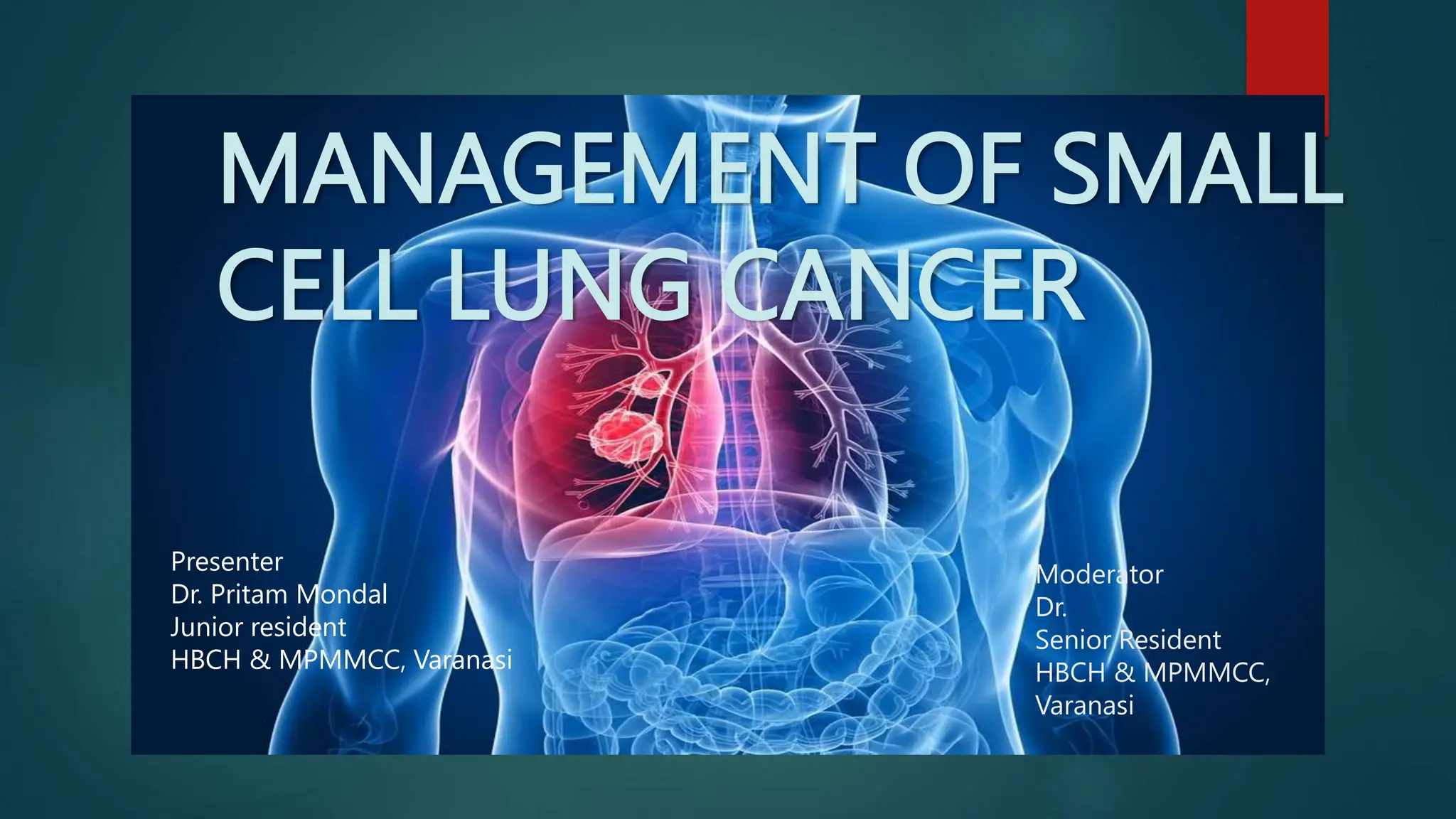 Small cell lung cancer staging and management | PPTX