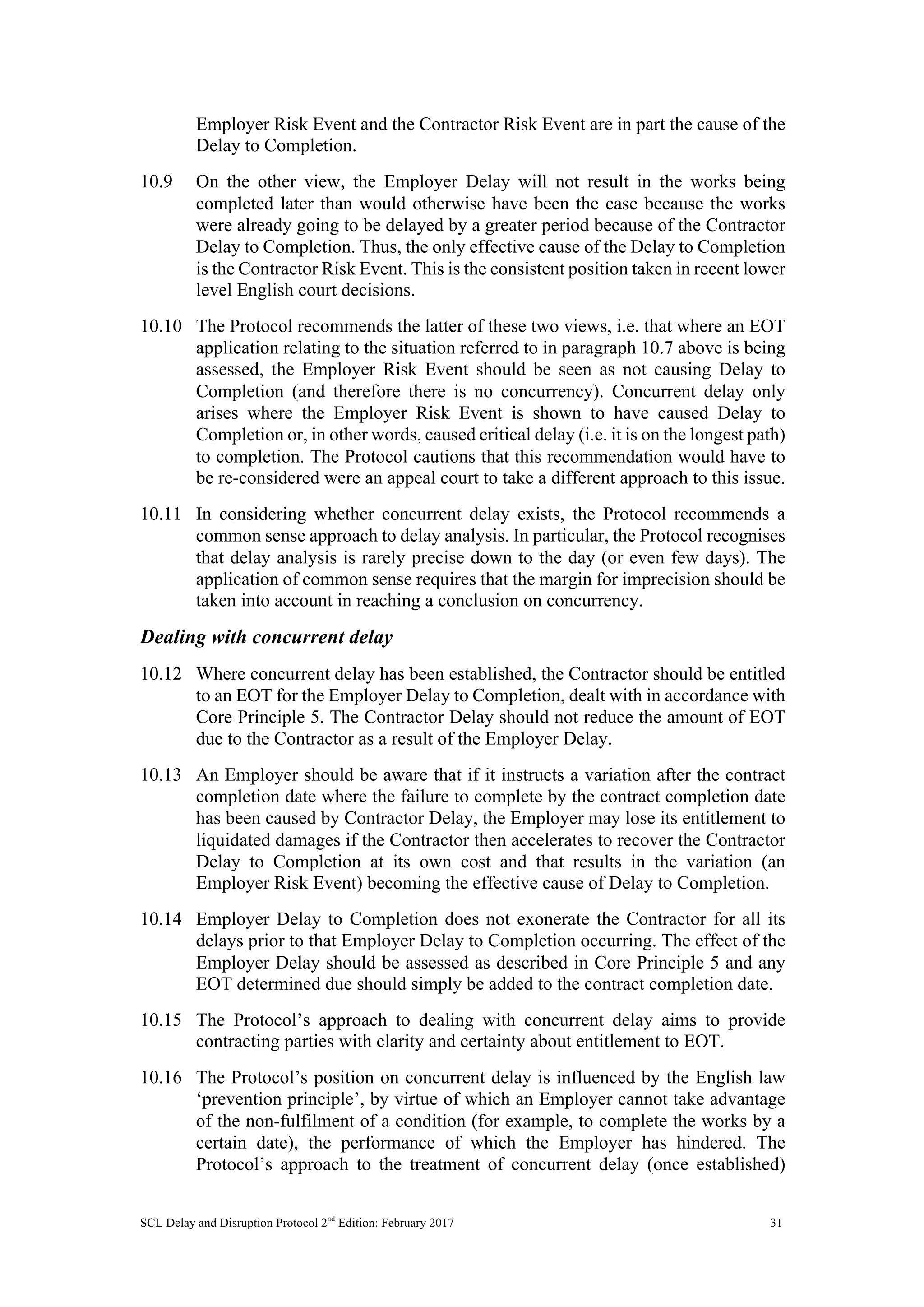 Scl delay protocol_2nd_edition_final | PDF