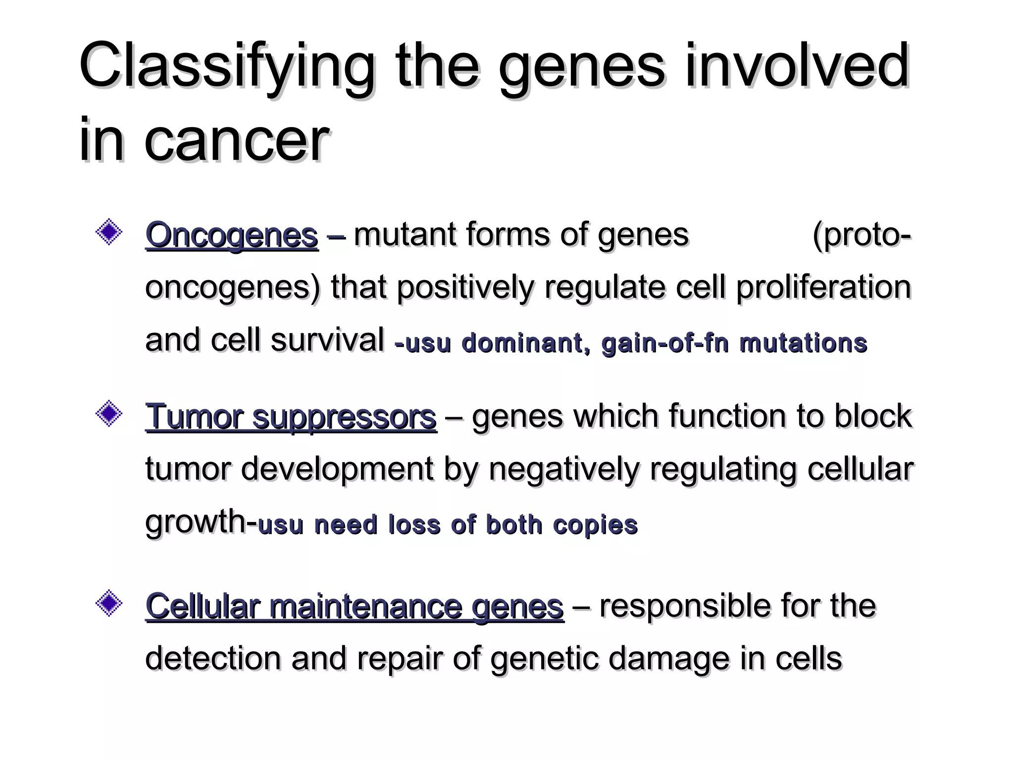 Cancer and genetic influences | PPT