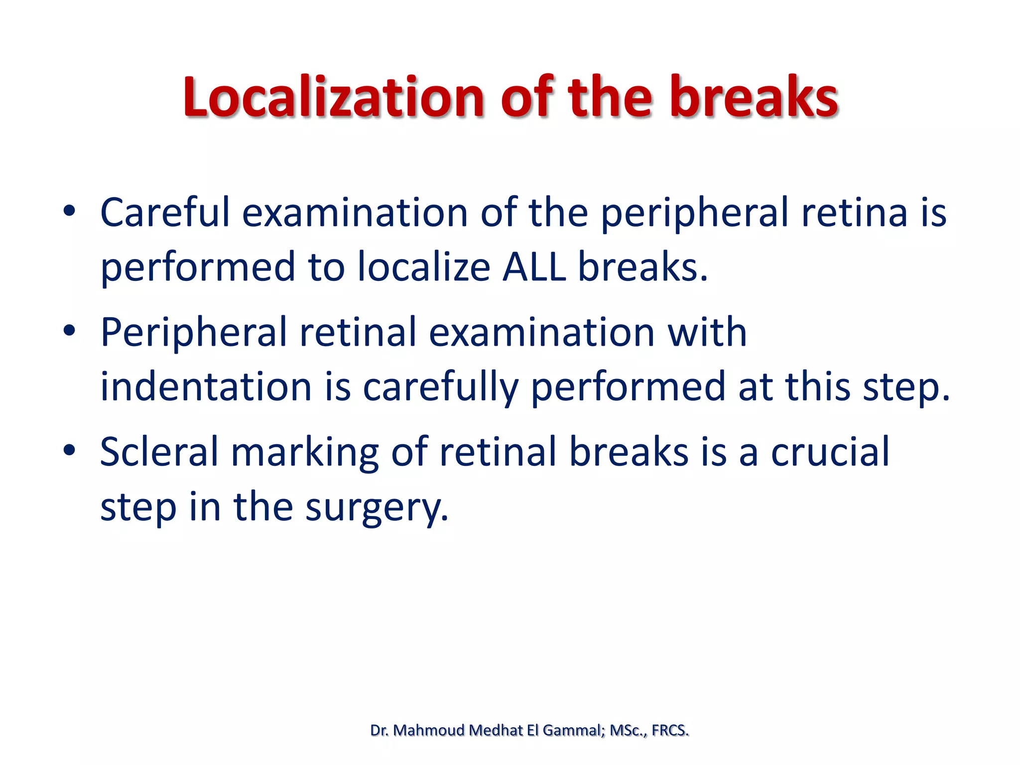 Scleral buckling | PPTX