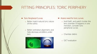 Scleral lens fitting | PPT