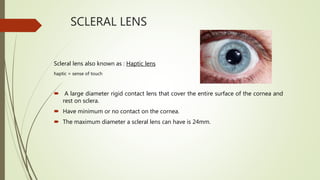 Scleral lens fitting | PPT