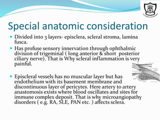 Scleritis & episcleritis | PPTX