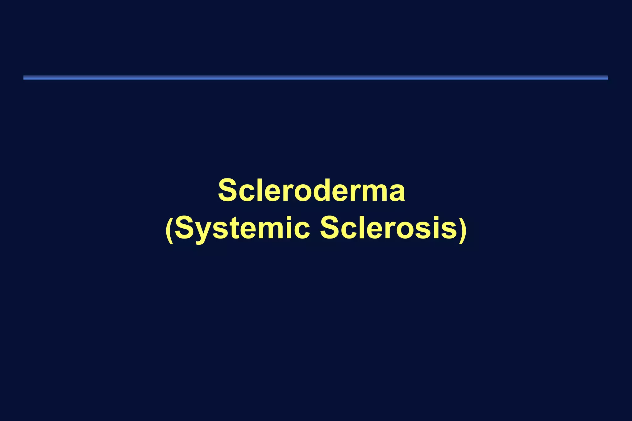 Scleroderma | PPT