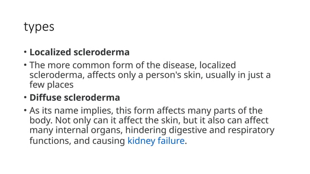 Scleroderma.pptx skin infection scleroderma | PPTX