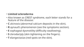 Scleroderma.pptx skin infection scleroderma | PPT