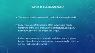 Current Advancements in Scleroderma Treatment | PPTX