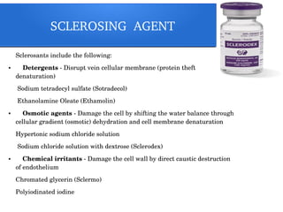 Sclerosing agents | PDF