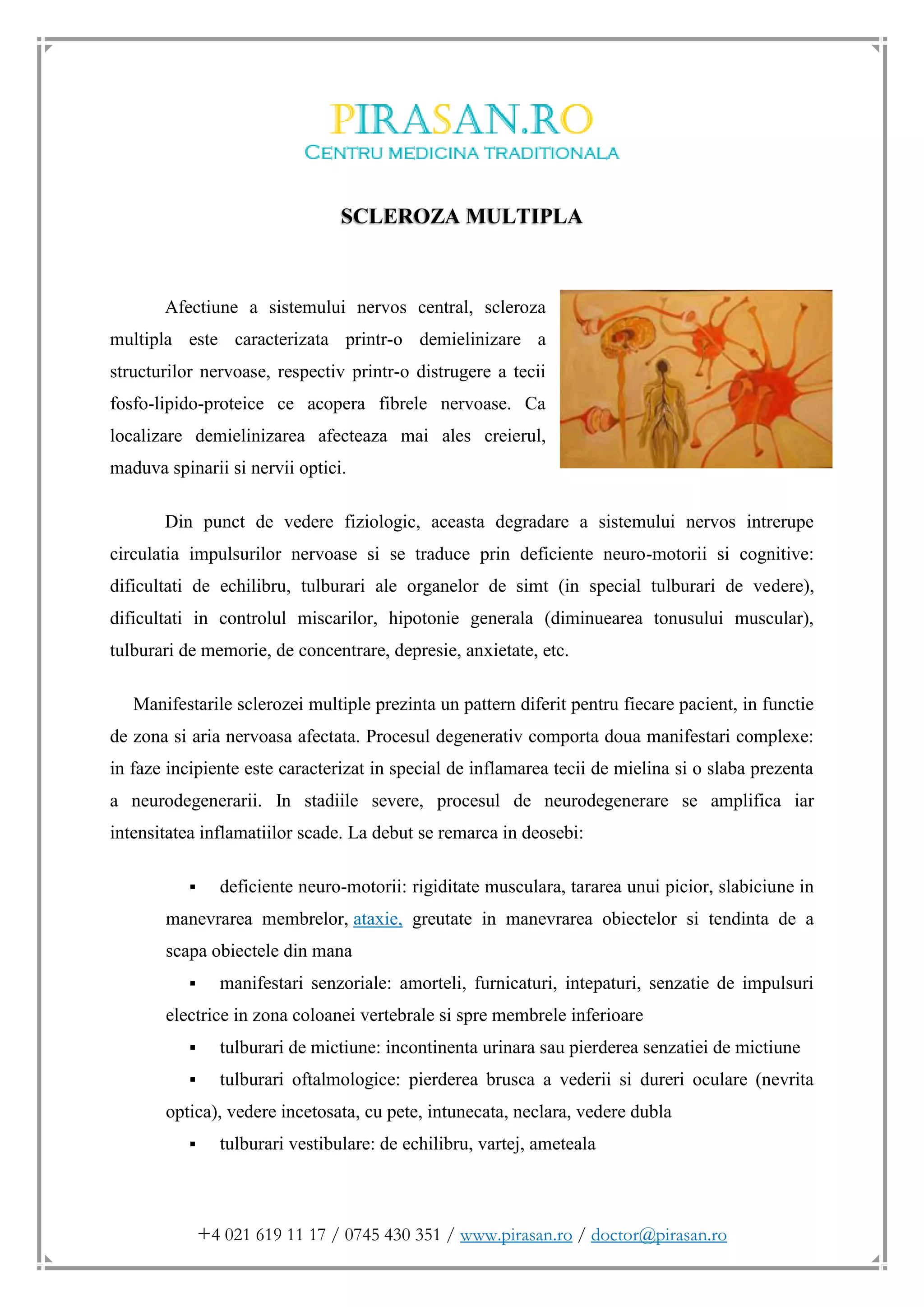 Scleroza multipla | PDF
