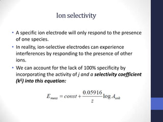 potentiometry | PPTX