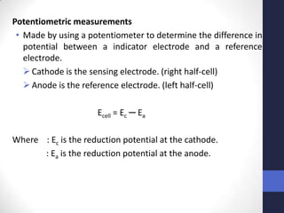 potentiometry | PPTX