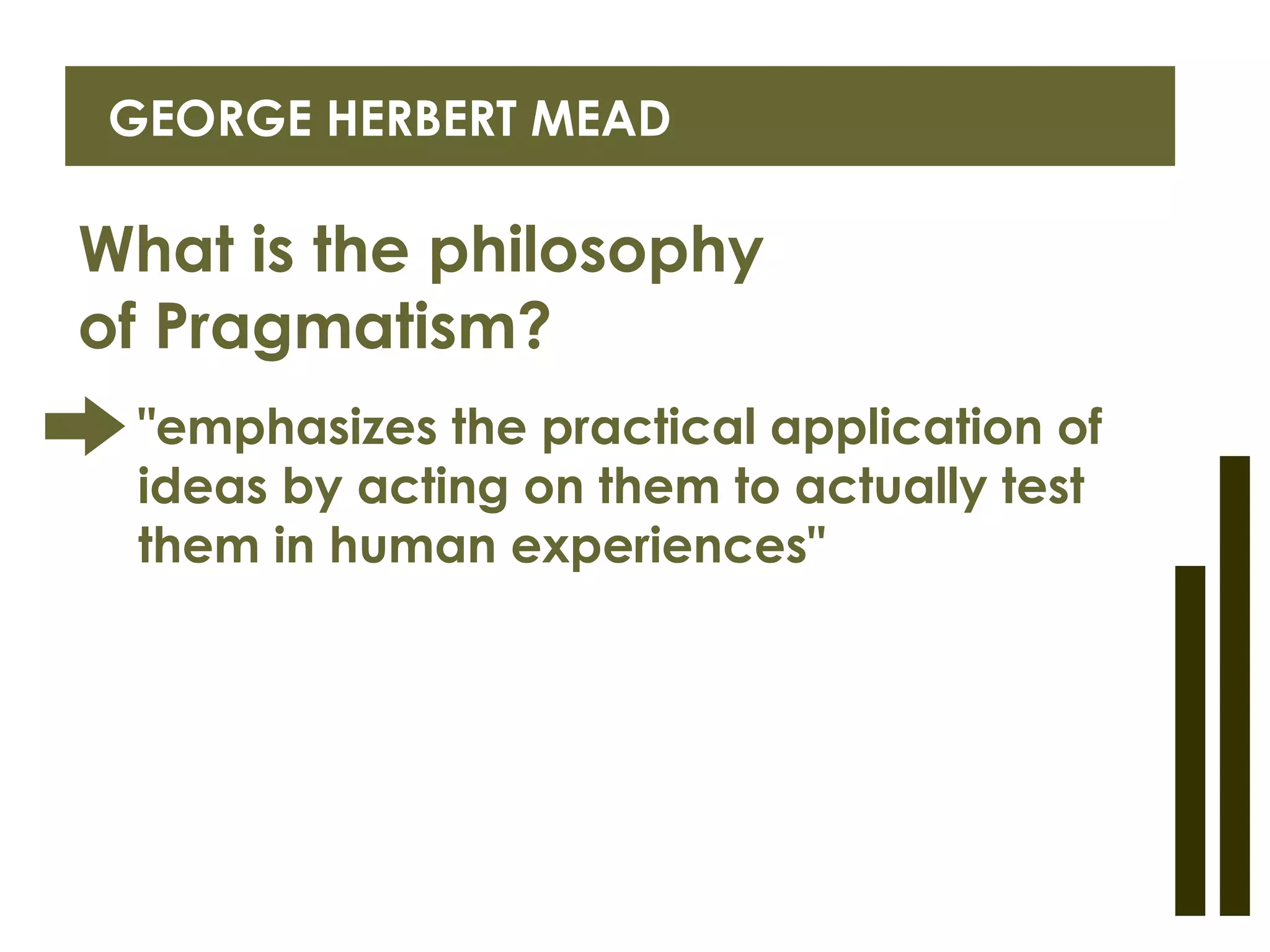 George Herbert Mead | PPT