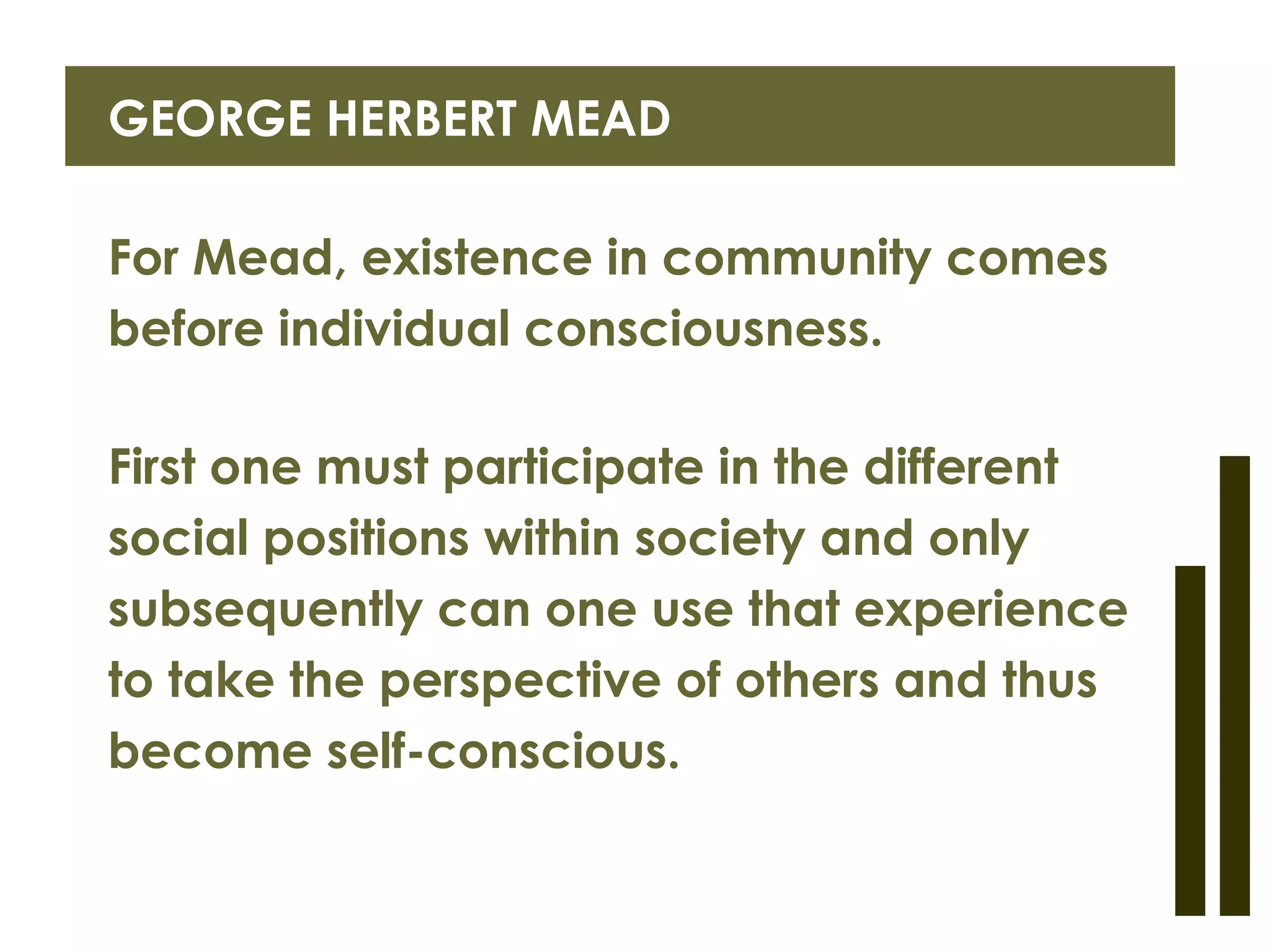 George Herbert Mead | PPT