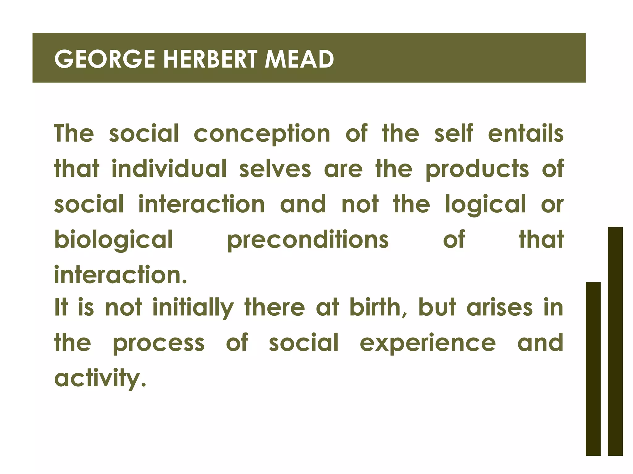 George Herbert Mead | PPT