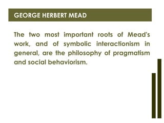 George Herbert Mead | PPT