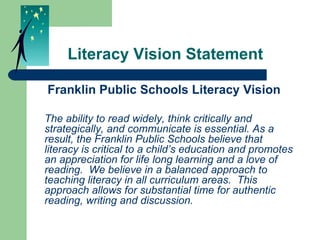 Literacy Update Oct-13-09 | PPS