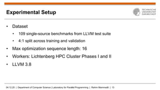Static Neural Compiler Optimization via Deep Reinforcement Learning | PPT
