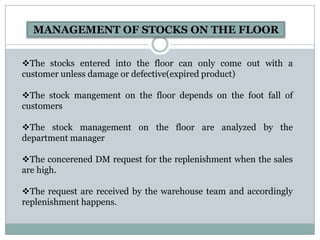 Stock Management at Big Bazaar | PPSX