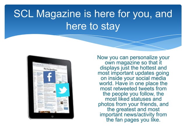 SCL magazine | PPT