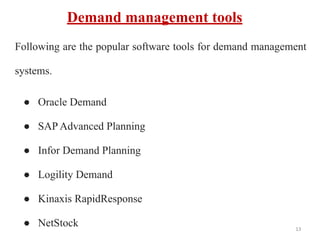 DEMAND MANAGEMENT IN SUPPLY CHAIN | PDF