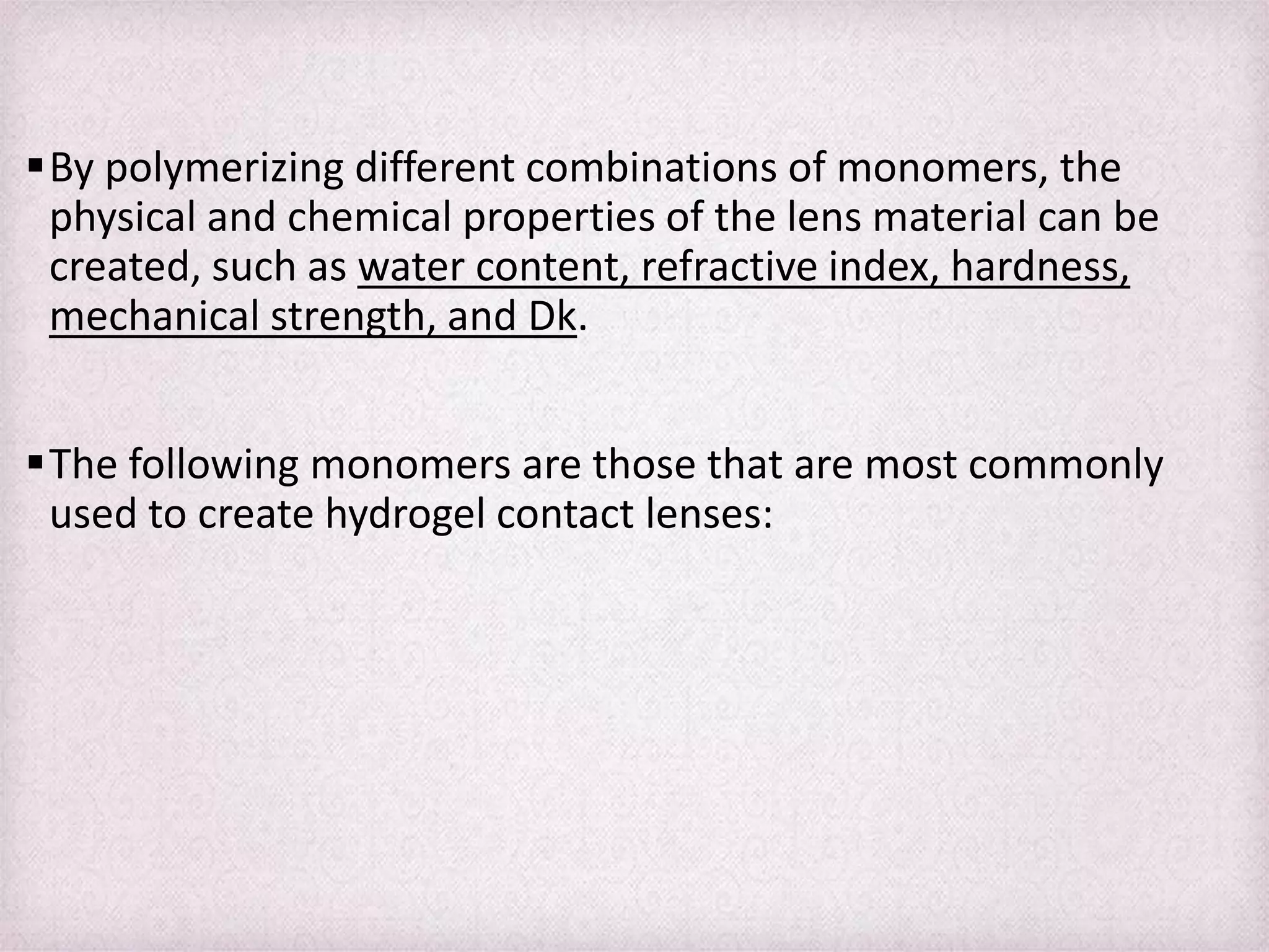 Various Soft Contact Lens- designs and their indications | PPTX