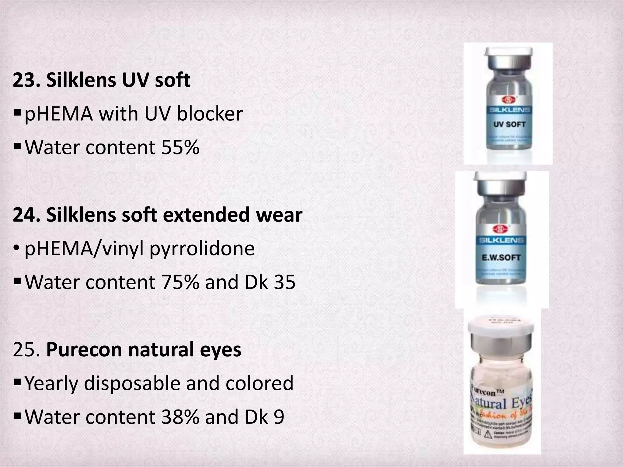 Various Soft Contact Lens- designs and their indications | PPTX