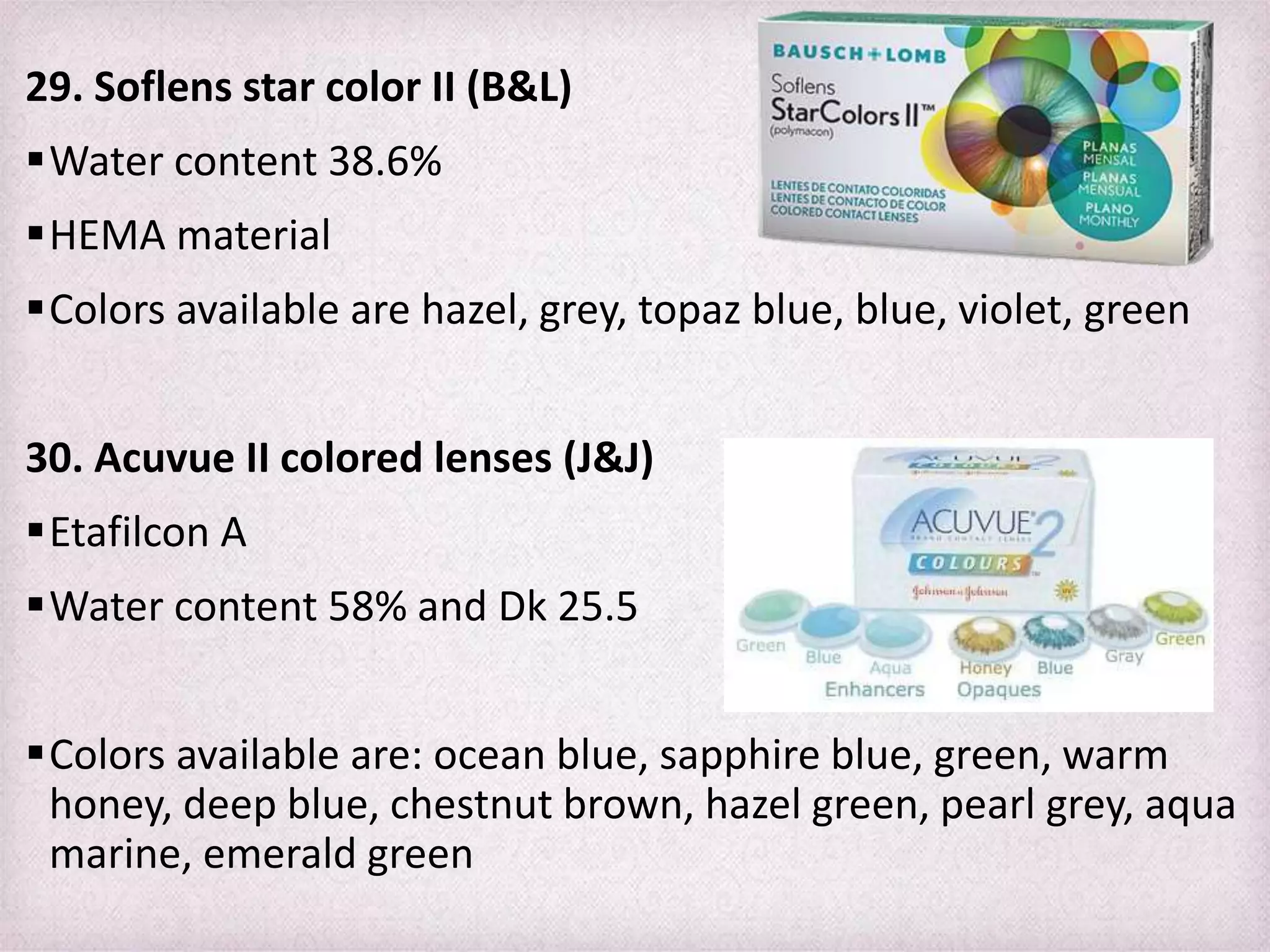 Various Soft Contact Lens- designs and their indications | PPTX