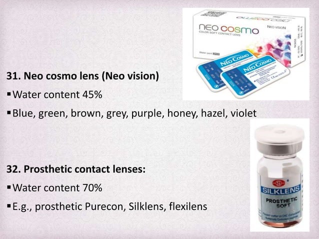 Various Soft Contact Lens- designs and their indications | PPTX