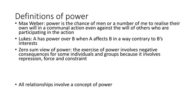 SCLY3 – power and politics: defining power | PPTX