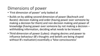 SCLY3 – power and politics: defining power | PPTX