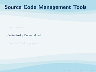 Source Code Management tools | PPT