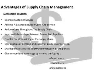 Scm presentation by junaid | PPTX