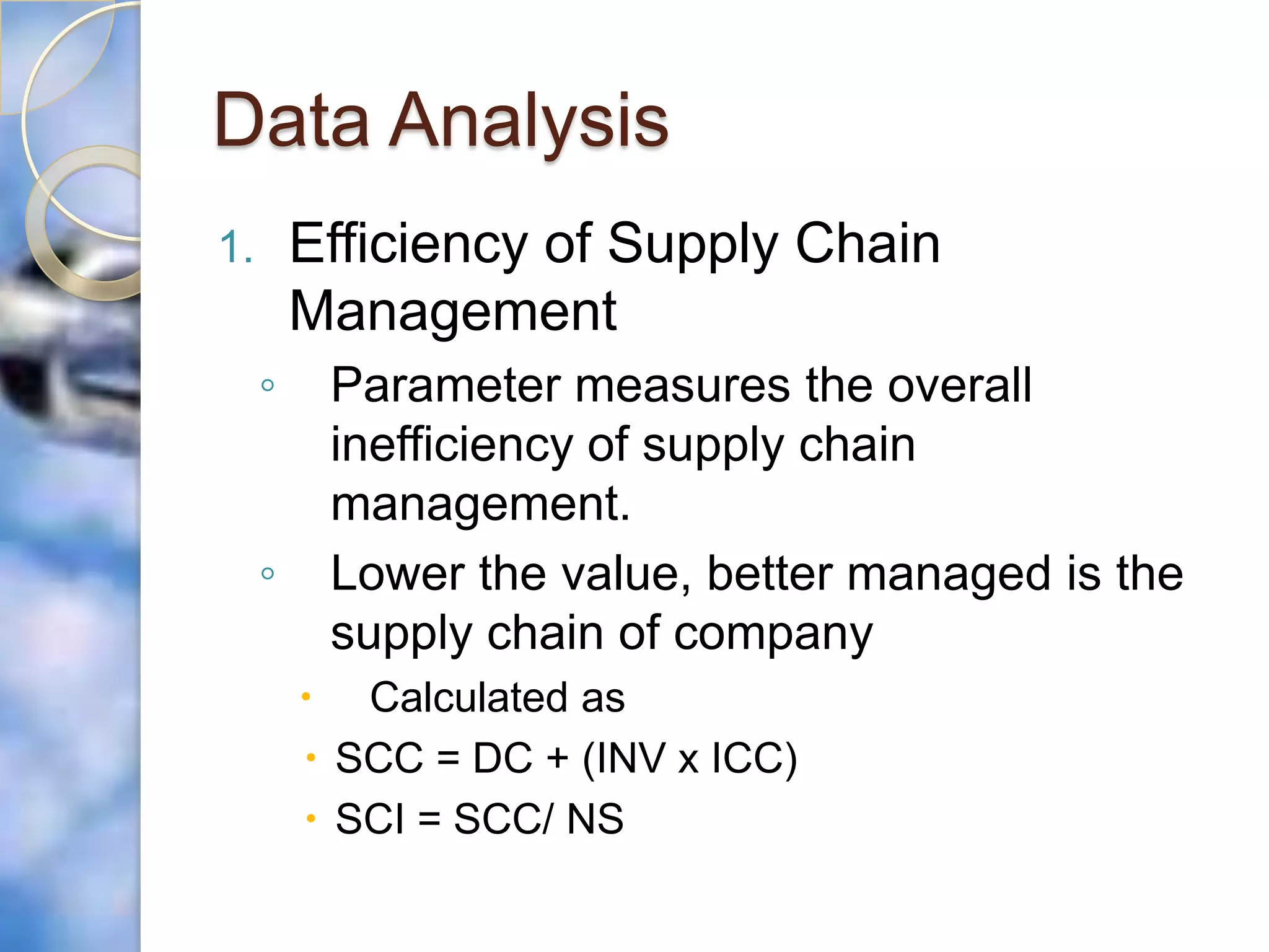 Supply Chain Benchmarking Study | PPTX