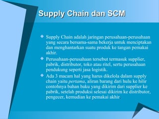 Scm | PPT