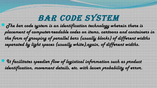 BAR CODE AND R.F.I.D. | PPT