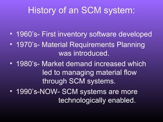 Oracle Scm | PPT