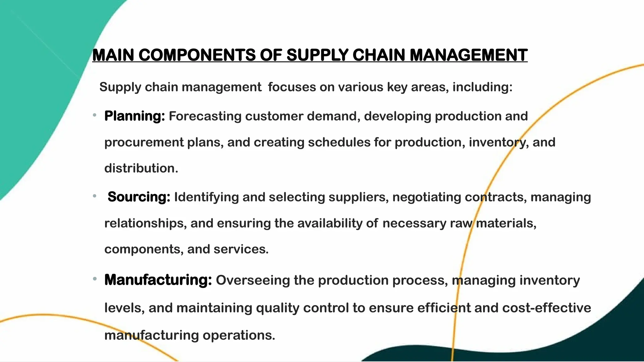 Supply chain Management Foundation and Concepts | PPTX