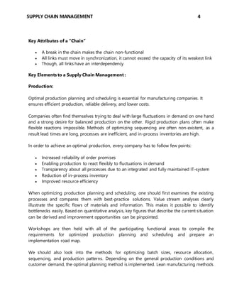 SCM A Brief Study | DOCX