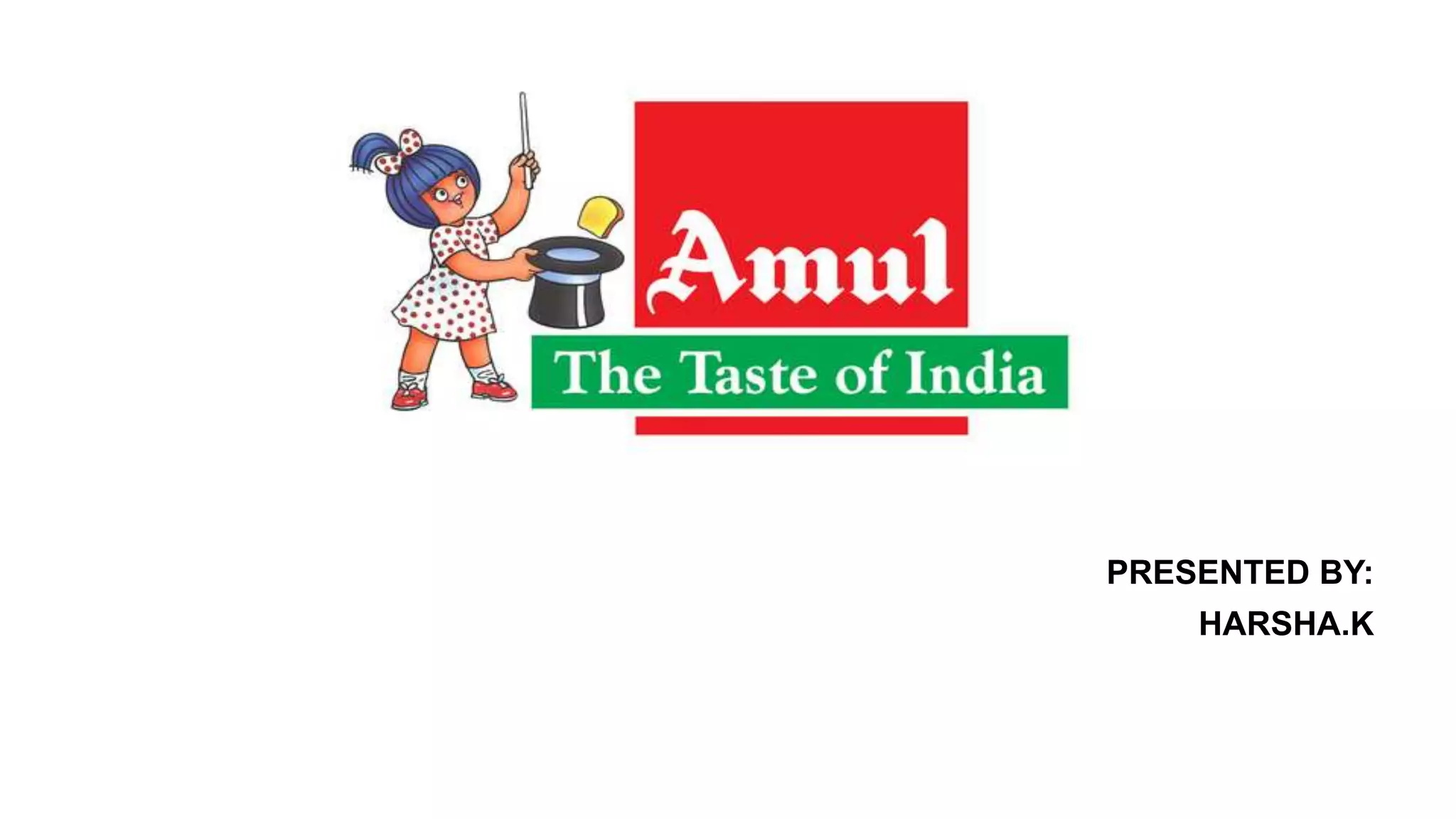 SALES AND CHANNEL MANAGEMENT OF AMUL | PPTX