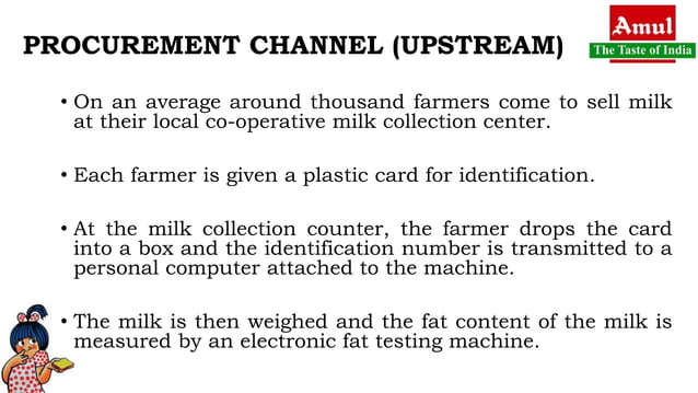 SALES AND CHANNEL MANAGEMENT OF AMUL | PPTX